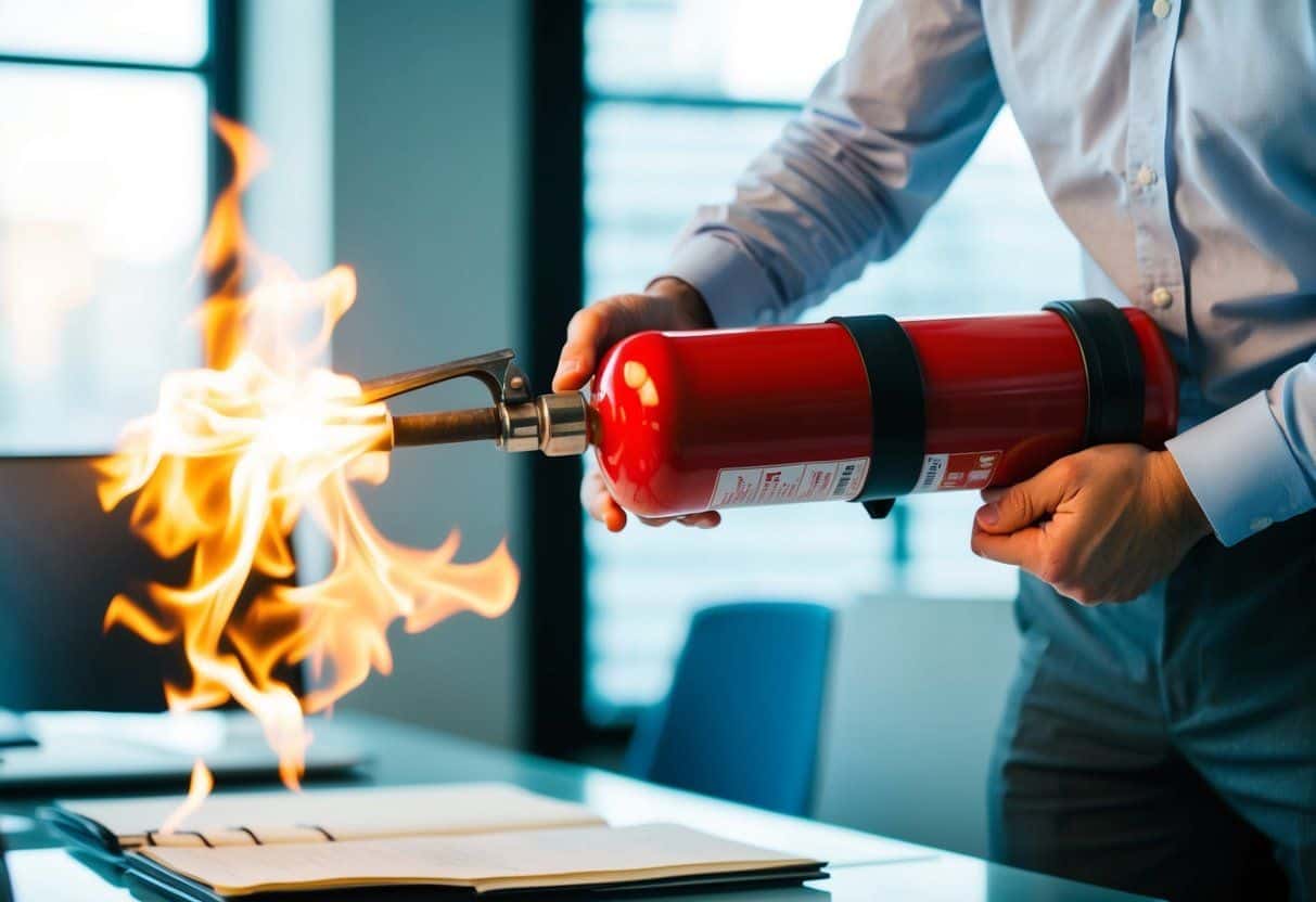 Como usar um extintor de incêndio da maneira certa?