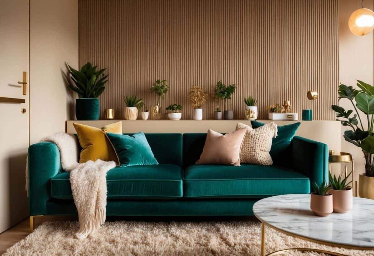 Texturas na Decoração da Sala de Estar: Profundidade e Charme nos Detalhes