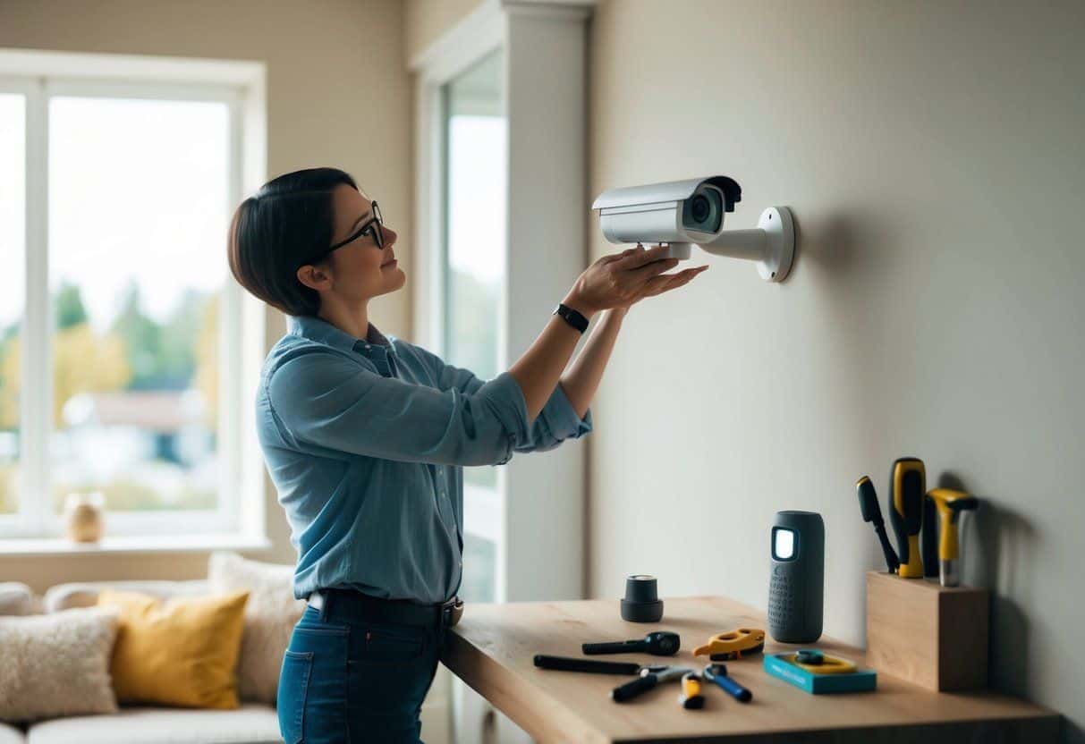 Como instalar uma câmera embutida em ambientes residenciais?